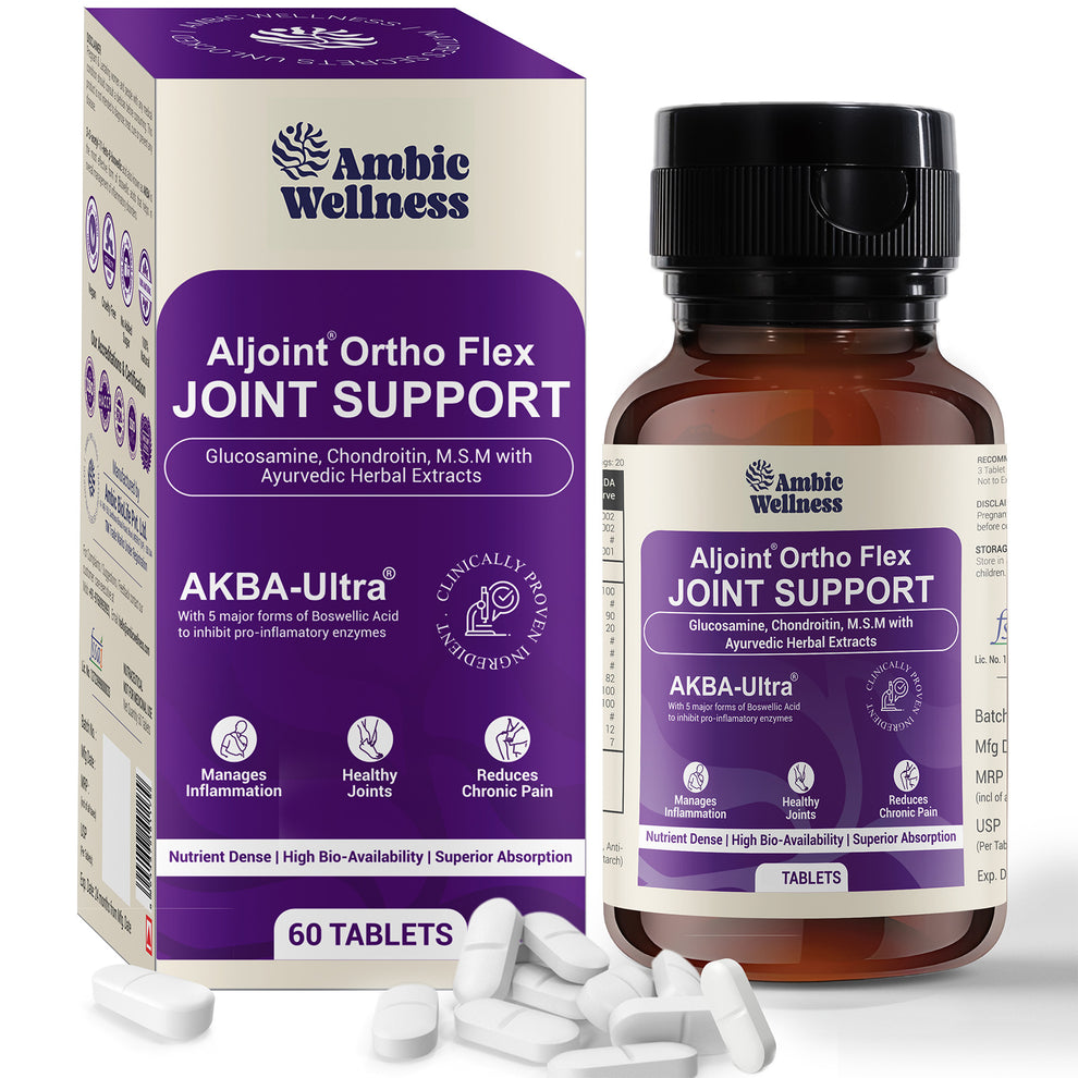 Buy Aljoint Ortho Flex Joint Support Supplement & Pain Relief Tablet ...